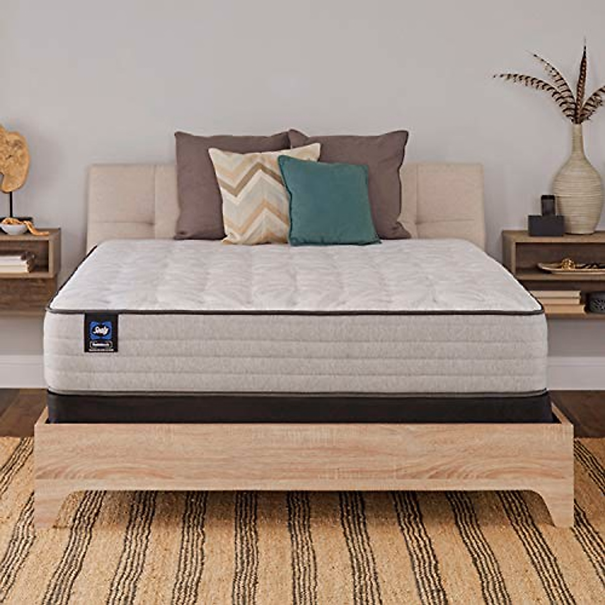 Sealy Posturepedic Spring Bloom Medium Feel Mattress and 9-Inch Foundation, King