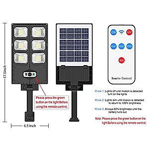 150W Solar Lights Outdoor, 3 Modes Led Solar Wall Light Motion Sensor with Remote Control, 8000LM IP65 Waterproof Solar Flood Lights Lamp for Yard, Garden, Path, Parking lot