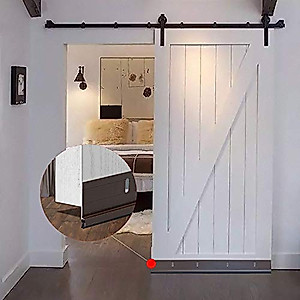 BAINING Metal Door Draft Stopper 2 Pack, 36 Inch Under Door Sweep Garage Door Bottom Seal Strip Noise Blocker, Aluminium Sweeps Anti Mouse Bite, Brown