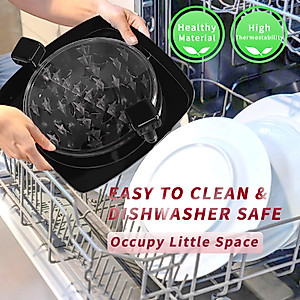 NSODREEM Chicken Shredder, Multifunctional Meat Shredder, Black, Stainless Steel, Shredding Meat, Grinding Vegetables, Making Nut Butters