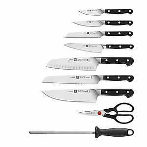 ZWILLING Pro 10-pc Knife Block Set - Black