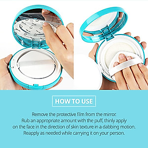 SCINIC Enjoy All Round Airy Sun Cushion EX SPF50+PA++++0.88oz (25g) | Cooling UV Protection & Natural Tone-up From Face To Body For All Family Members | Korean Skincare