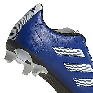 adidas Goletto Firm Ground Soccer Shoe, Team Royal Blue/White/Black, 6 US Unisex Big Kid