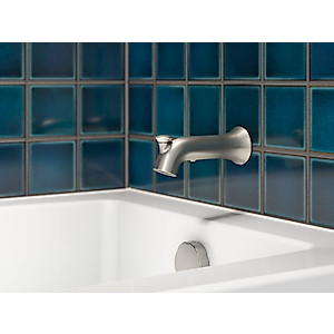 KOHLER TS27391-4G-CP Simplice Rite-Temp Bath and Shower Trim Set with Single-Function Showerhead 1.75 GPM, Diverter Bath Spout, Wall-Mount Shower Head and Bath Faucet, Polished Chrome