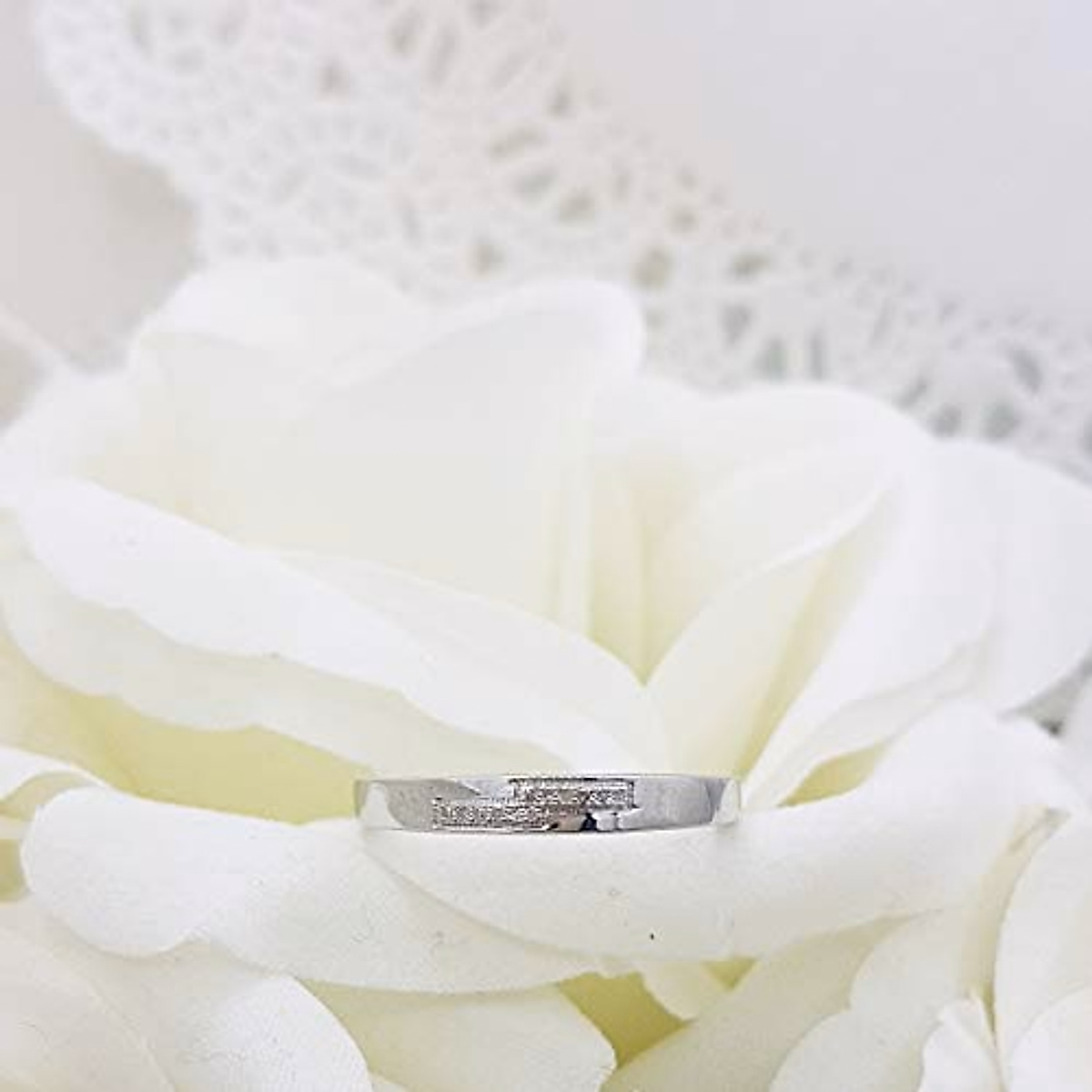 Dazzlingrock Collection 0.15 Carat (Cttw) Round White Diamond Men And Women's Micropave Engagement Ring Trio Ring Set, Sterling Silver