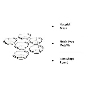 Anchor Hocking Oven Basics 6-Inch Mini Pie Plate, Set of 6