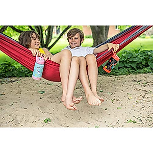 EcoVessel Insulated Water Bottle Kids Tumbler for 36 Hrs Cold Travel Drinking Cup â€“ Frost TriMax Stainless Steel, 12oz Sip Bottle for Children w/Carrying Handle & Flip Straw Lid