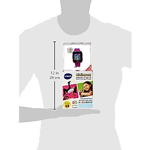 VTech KidiZoom Smartwatch DX2, Special Edition Floral Birds with Bonus, Pedometer, Vivid Violet Wristband