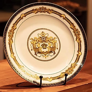 Black geometric N-shaped rack, display rack, iron decorative porcelain plate rack, photo frame, handicraft rack