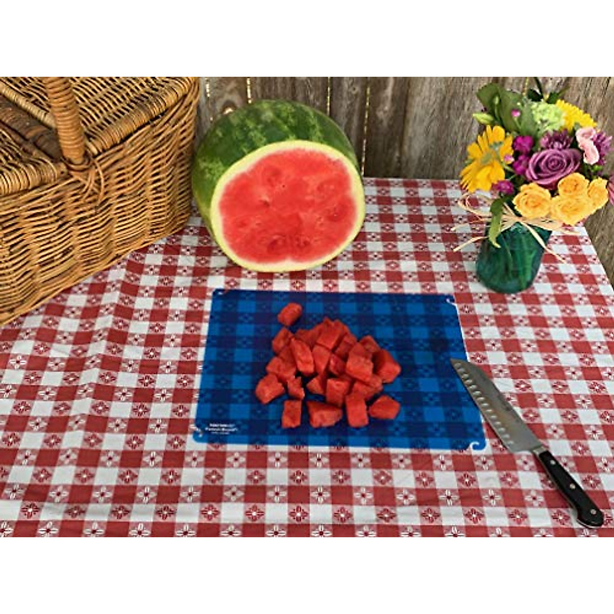 FUNCTIONAIRE Funnel-Board Kit – 4 Cutting Boards That Convert to a Funnel or Scoop. Includes EZ Mount Storage Holder That mounts Inside Cabinet Doors (no Screws Required). Watch Demo Video.