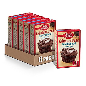 Betty Crocker Gluten Free Devil's Food Cake Mix, 15 oz. (Pack of 6)