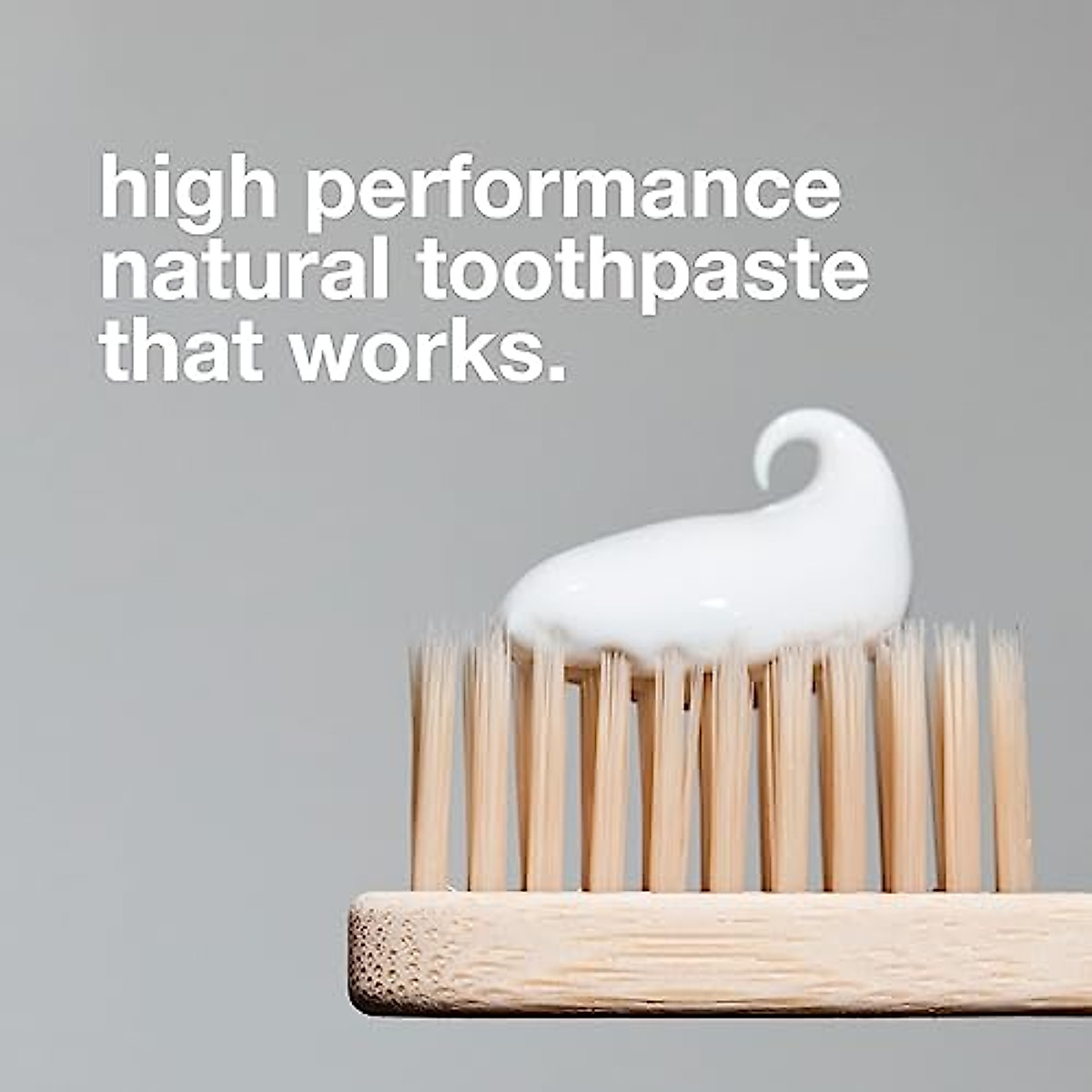 Davids Natural Toothpaste for Teeth Whitening, Peppermint, Antiplaque, Flouride Free, SLS Free, EWG Verified, Toothpaste Squeezer Included, Recycable Metal Tube, 5.25oz