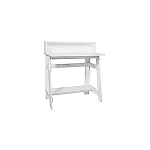 OneSpace Lennox Hutch Computer Desk, White