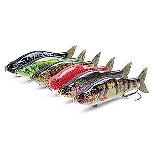 16.5cm Glide Shad Swimbait Wobblers Big Game Lures Fishing Slide Baits Sinking Floating Fishing Tackle Lure (Color : CC19S-05 SINK)