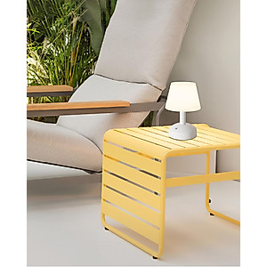 KDG Modern Cordless Small Table Lamps, Outdoor Portable Shower Waterproof LED Dimmable Desk Lamp, 5000mAh Rechargeable Battery Operated Lighting for Restaurant, Bedroom, Bathroom, Night Light (White)