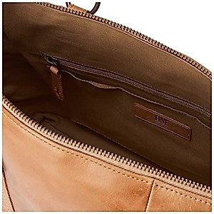 Frye womens Melissa Zip Shopper Tote Bag, Beige, One Size US