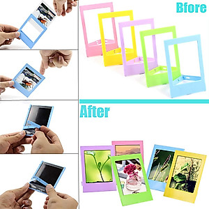 BigTrend 2x3 Inch Photo Paper Film Album Set for Fujifilm Instax Mini Camera, Polaroid Snap, Z2300, SocialMatic Instant Cameras & Zip Instant Printer (Starry sky-4, 64 Pockets)