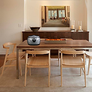 UKOKE 3800S, Professional Jewelry Timer, Portable Household Ultrasonic Cleaning Machine, Eyeglasses Denture Cleaner, 0.6 L, Silver