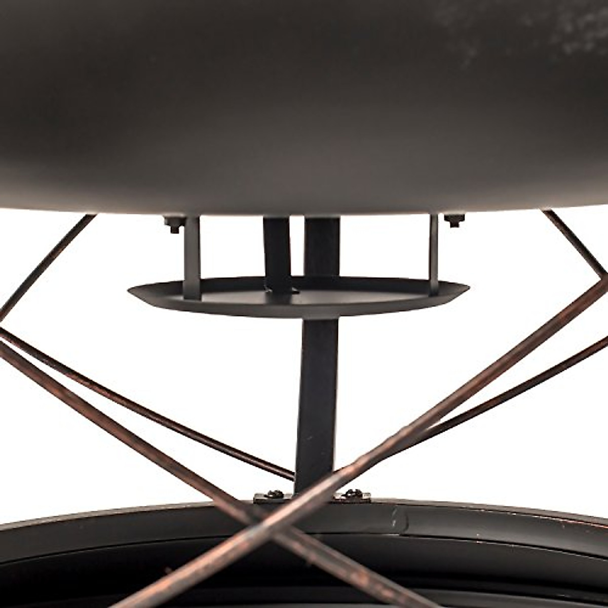 Pleasant Hearth OFW717RC Palmetto Fire Pit with Cooking Grid