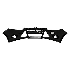 BUMPERS THAT DELIVER - Primered, Front Bumper Cover Fascia for 2012 2013 2014 Ford Focus Sedan/Hatchback 12 13 14, FO1000664