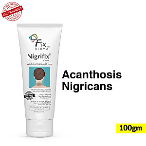 FIXDERMA Nigrifix Cream for Acanthosis Nigricans with Lactic Acid | Dermatologist Tested Retinol Cream | Useful for Dark Body Parts like Neck, Ankles, Armpits & Elbows –3.52 FlOz