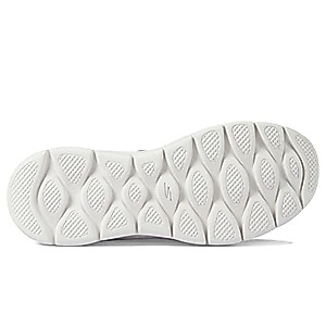 Skechers Women's GO Walk Flex-Lilly Sneaker, Black/Purple, 10.5