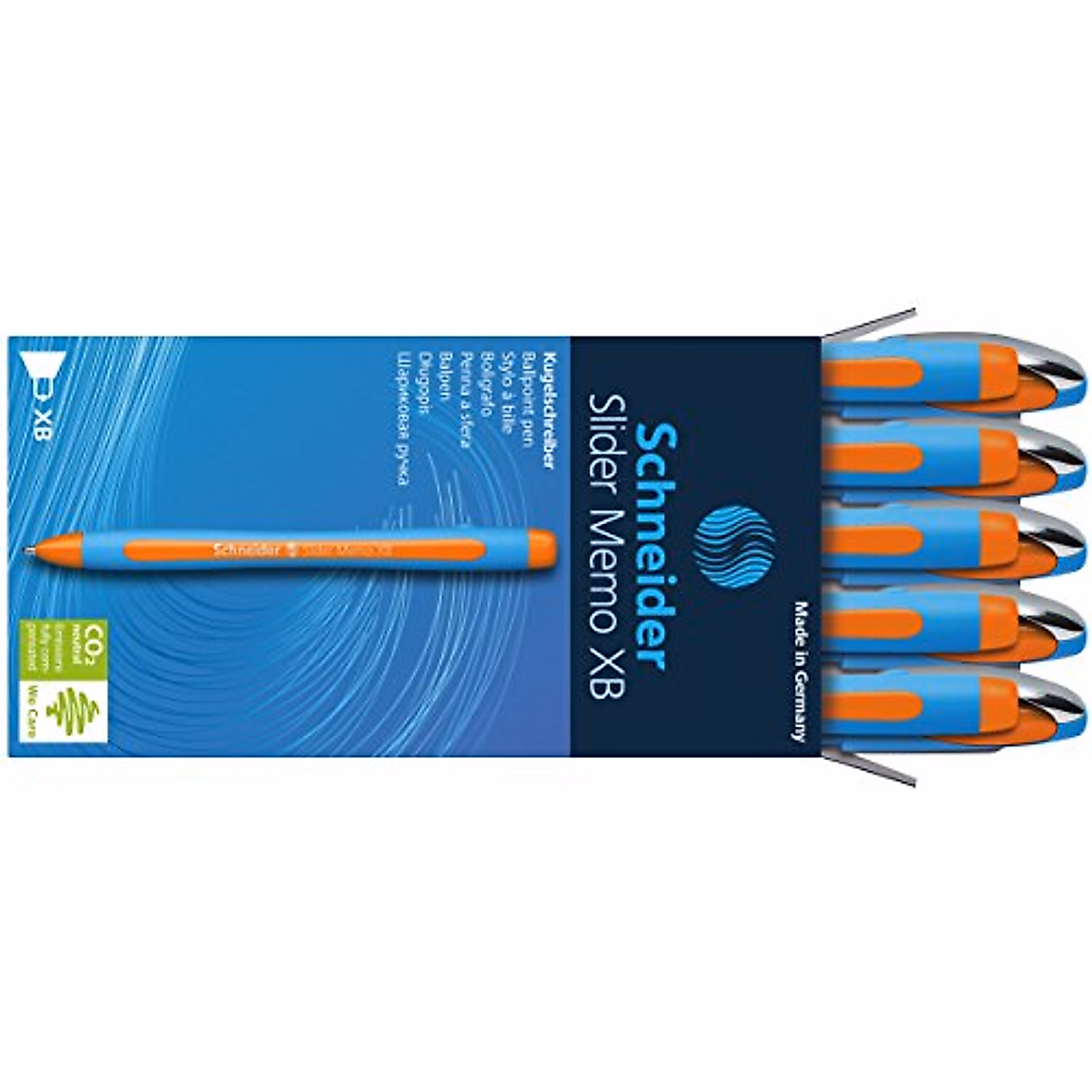 Schneider Slider Memo Orange Ballpoint Pen