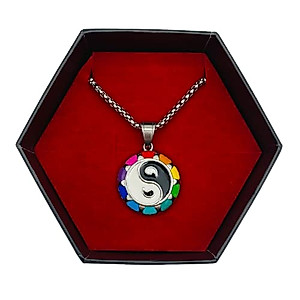 ZAG STORE - Miraculous Ladybug - Yin Yang Necklace Silver