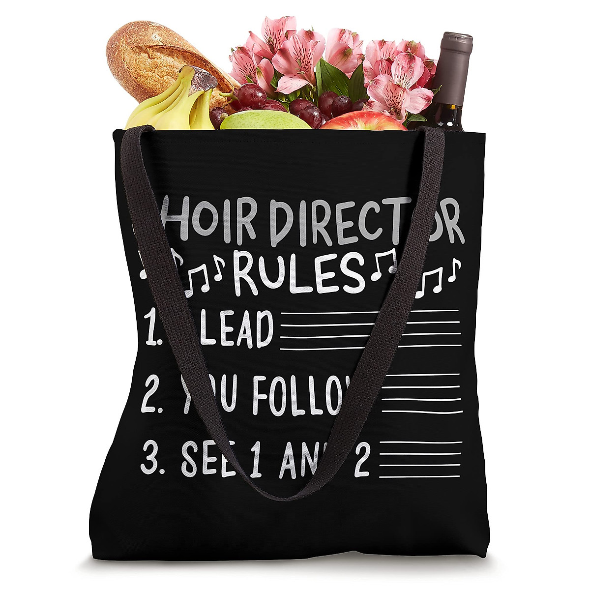 Cool Funny Choir Group Director Sayings Jokes Statements Tote Bag