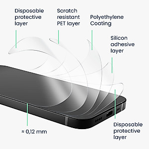 kwmobile Screen Protector Compatible with Lenovo Tab P11 Plus Screen Protector - 2X Anti-Reflective Matte Film for Tablet