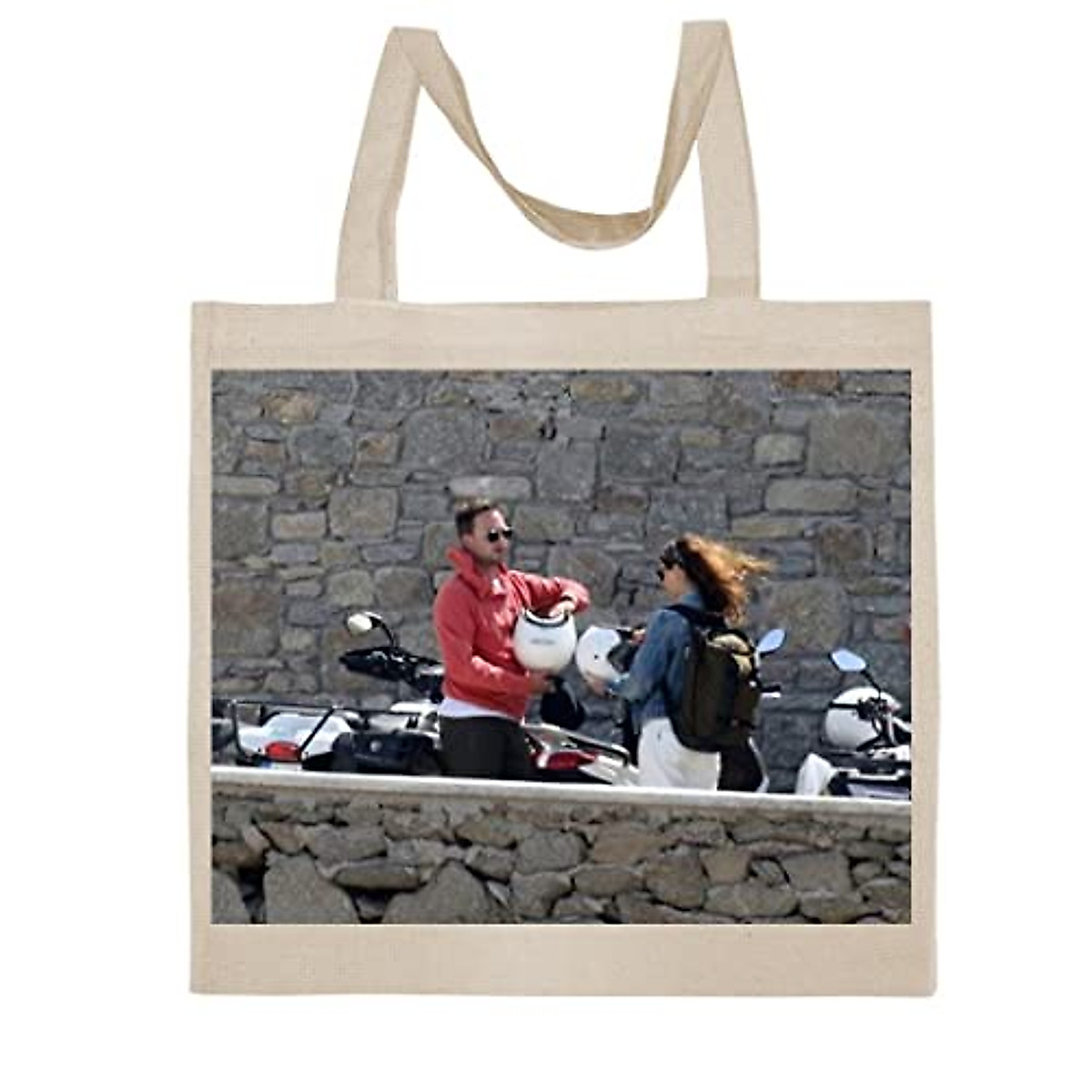 FC Carino Troian Bellisario - A Nice Graphic Cotton Canvas Tote Bag FCA #FCAG1515500