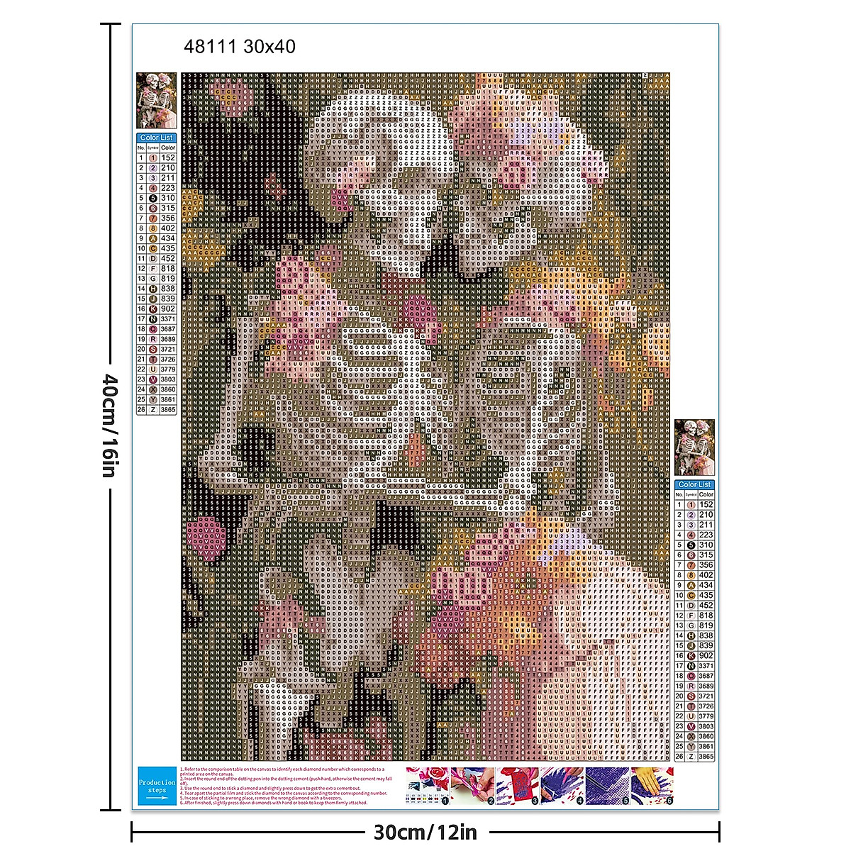 HooYiiok HooYiiok-056-014 Art Adults Paint By Number Kits