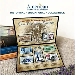 American Coin Treasures 150th Anniversary Civil War Commemorative Stamp Collection