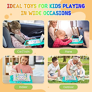 Busy Board Montessori Toy for 1 2 3 4 Year Old Toddlers - Preschool Learning Activities Sensory Board for Fine Basic Dress Motor Skills - Educational Travel Toys for Plane Car, Gift for Boys Girls