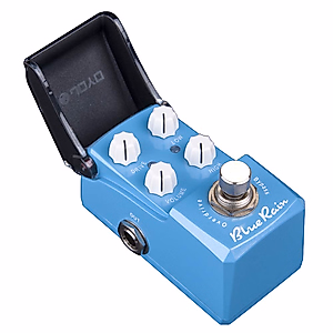 JOYO Overdrive Mini Pedal for Electric Guitar Pedal Effect - True Bypass Ironman Series (Blue Rain JF-311)