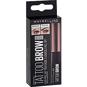 Maybelline New York Brow Tattoo Longlasting Tint, Dark Brown, 4.9 ml,1 Count (Pack of 1),B2998500