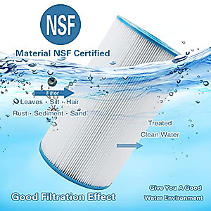 ROLFILLT PWK30 Replaces Hot Spring Spa Filters，Compatible Watkins 31489,Unicel C-6430, Filbur FC-3915, P/N0969601, 71825, 73178, 73250,30 sq.ft. 3 Pack