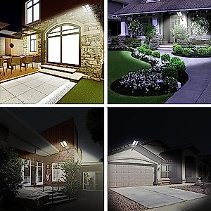 TAAVOP Solar Street Light, 150W LED Solar Flood Lights Outdoor Motion Sensor with Remote Control, 8000LM 3 Modes Solar Lights for Outside, Solar Security Lamp for Parking Lot, Garden, IP65 Waterproof