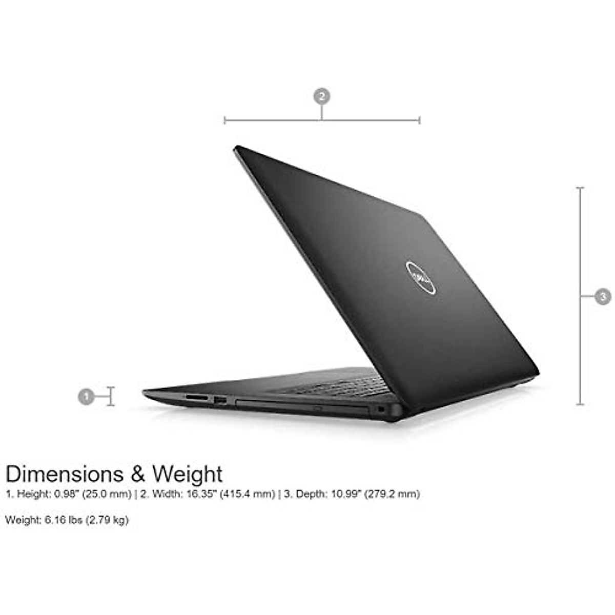 Dell Inspiron 3793 Premium 17.3'' FHD 1080P Non-Touch Laptop Computer Intel 10th Gen i3-1005G1 up to 3.4GHz 8GB RAM 1TB HDD Webcam DVD-RW HDMI WiFi Windows 10 Home, Aloha Bundle