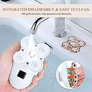 Electric Shaver for Women, 2-in-1 Cordless Electric Razor for Women Shaver Hair Remover for Legs, Face, Lips Hairs, Rechargeable Waterproof Bikini Trimmer Wet and Dry Facial Hair Removal for Women