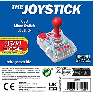 The C64 Micro Switch Joystick - Clear (Electronic Games)