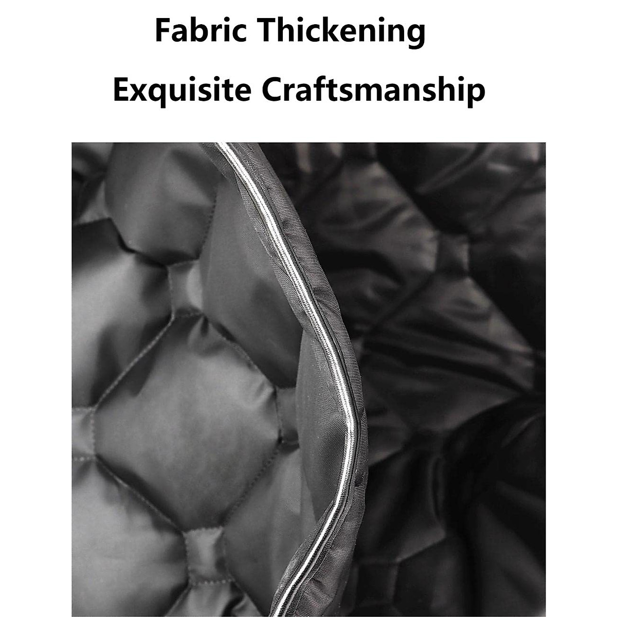 GLHDDL-Upright Piano Cover-Black Piano Protection Cover-Thick Cotton Lining, Waterproof, Dustproof, Sunscreen, Anti-collision-Protection of Piano Aging-Washable Piano Full Cover