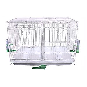 Tyoo Bird Cage Pet Supplies Suitable for Small Birds Used As A Nest with Partition Suitable for Most Bird Cages Assembled and Cleaned