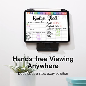 MOFT Adhesive Wall Stand & Snap Pad: Universal Wall Holder for All iPads, Tablets, Phones and eReaders, Residure-Free