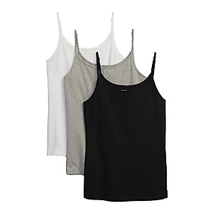 GAP Womens Scoopneck Layering Cami Shirt, Multi, Large US