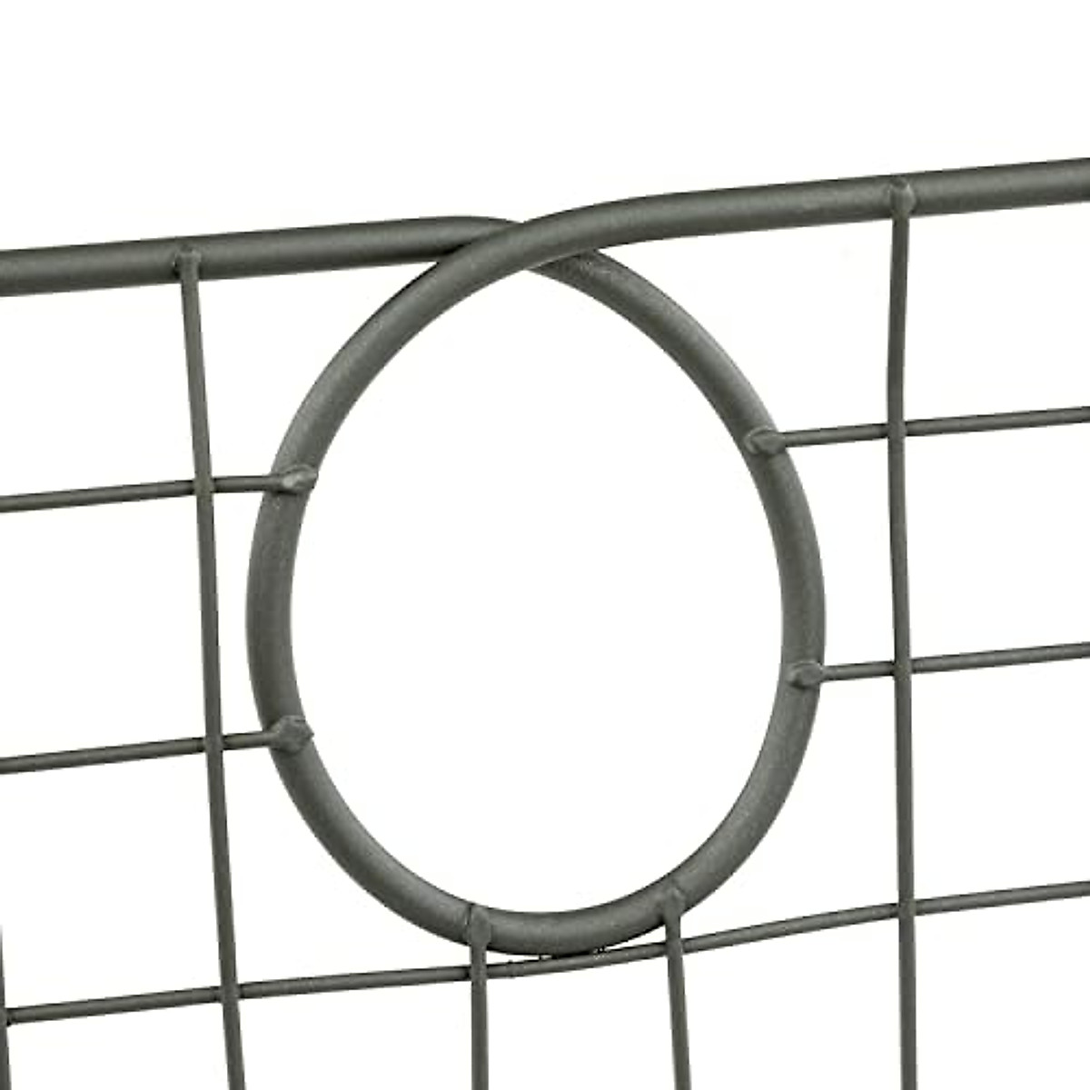 Spectrum Teardrop Wire Large Basket (Industrial Gray) - Storage Bin & Décor for Bathroom, Closet, Pantry, Under Sink, Toy, Shelf, Kitchen, & Nursery Organization (Pack of 2)