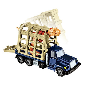 MATCHBOX JURASSIC WORLD DINO TRANSPORTERS T. Rex Trailer