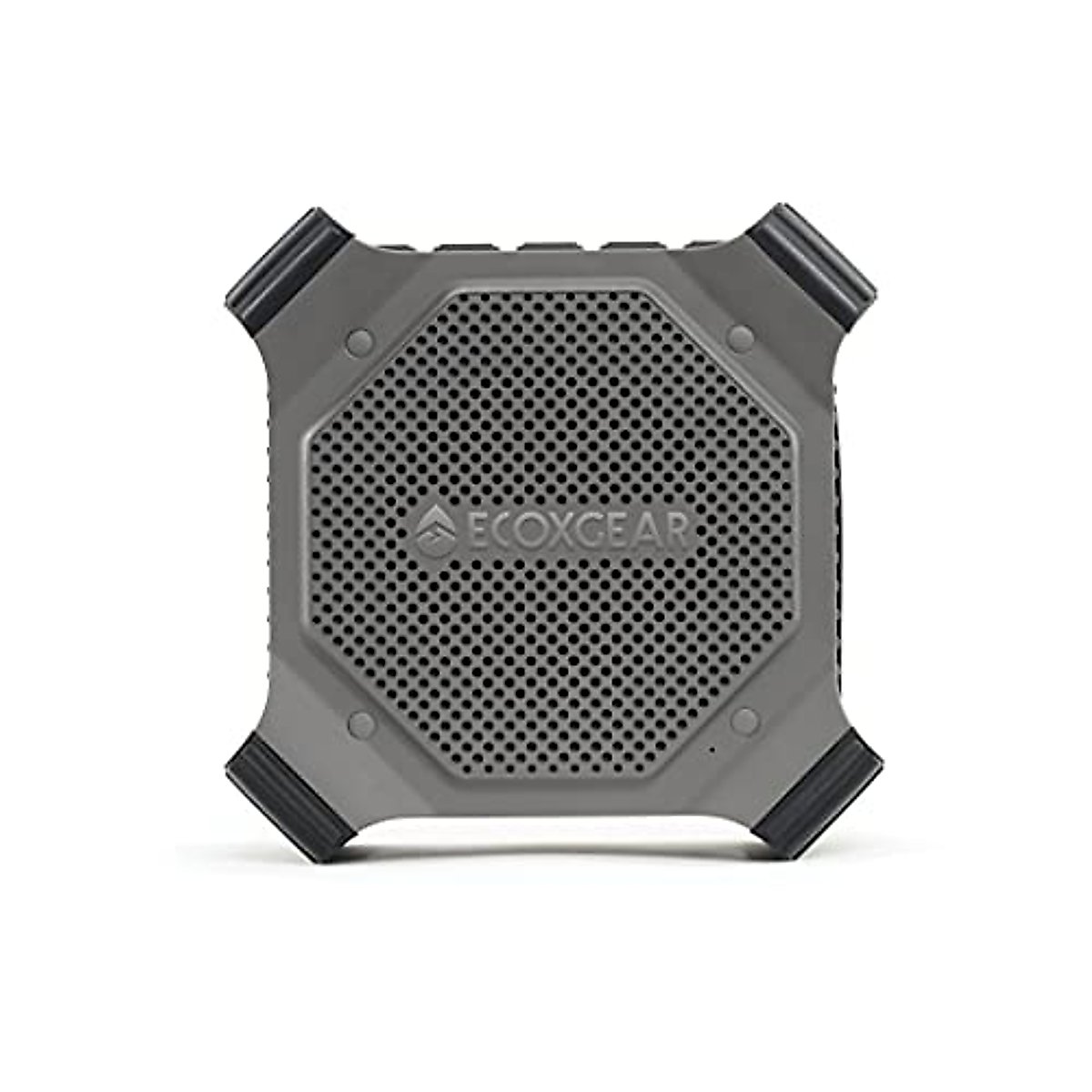ECOXGEAR EcoEdge Plus GDI-EXEGPL410 Rugged Waterproof Floating Portable Bluetooth Wireless 20 Watt Smart Speaker with Bottle Opener and LED Party Lights (Gray)