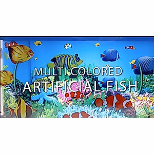 Lightahead Artificial Tropical Fish Decorative Sensory Aquarium Lamp Virtual Ocean in Motion (Marine Life A)