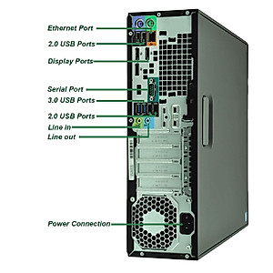 HP ProDesk Z230 SFF Computer Desktop PC, Intel Core i5 3.2GHz Processor, 16GB Ram, 128GB M.2 SSD, 1TB HDD,Wireless Keyboard & Mouse, WiFi | Bluetooth, Windows 10 Pro (Renewed)